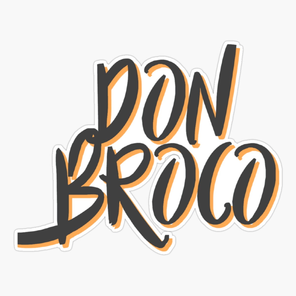 Onim Don Broco Sticker, Phone Decal Water Bottle Stickers Car Decals ...
