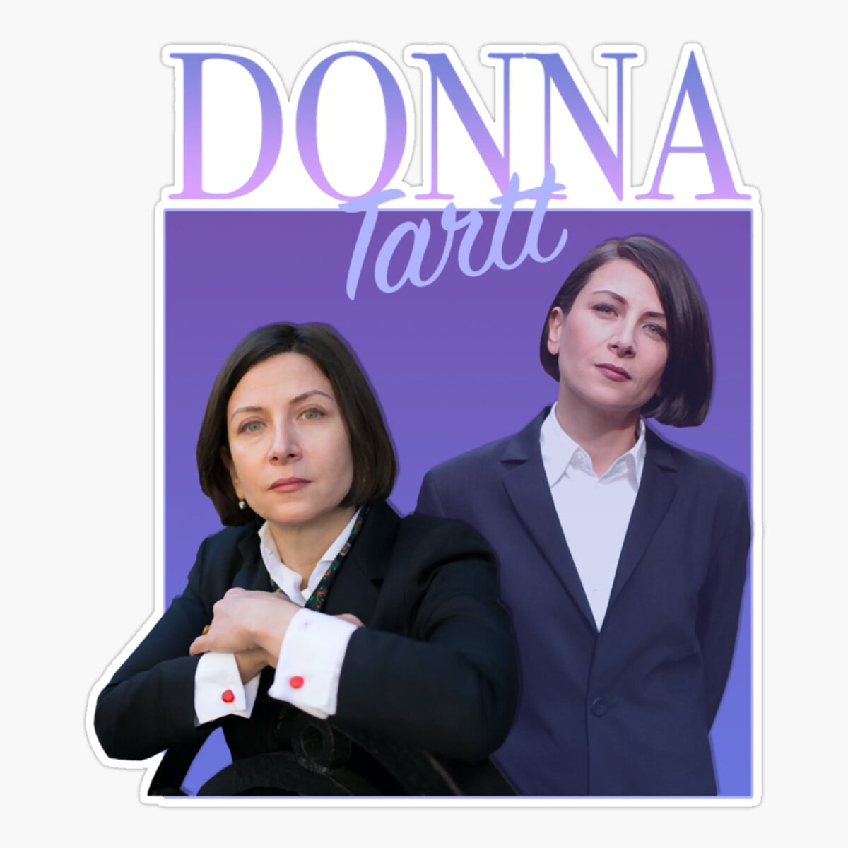 Onim Donna Tartt Vintage Inspired Design Active Sticker, Phone Decal ...