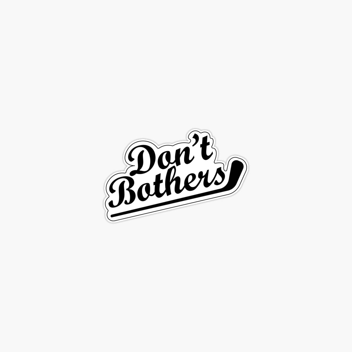 Onim Dont Bother Sticker, Phone Decal Water Bottle Stickers Car Decals ...