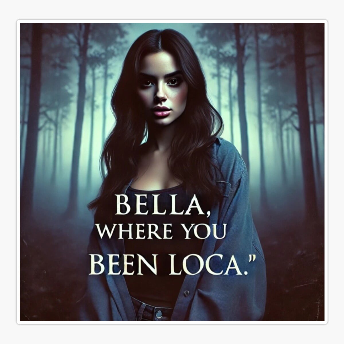 Onim Dramatic And Cinematic Scene In A Moody, Twilight Setting Sticker ...