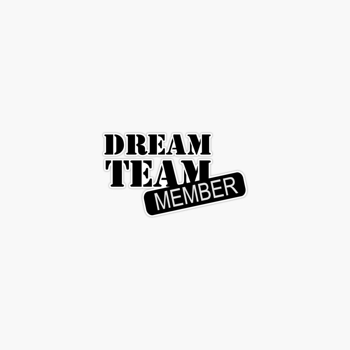 Onim Dream Team Member Sticker, Phone Decal Water Bottle Stickers Car ...