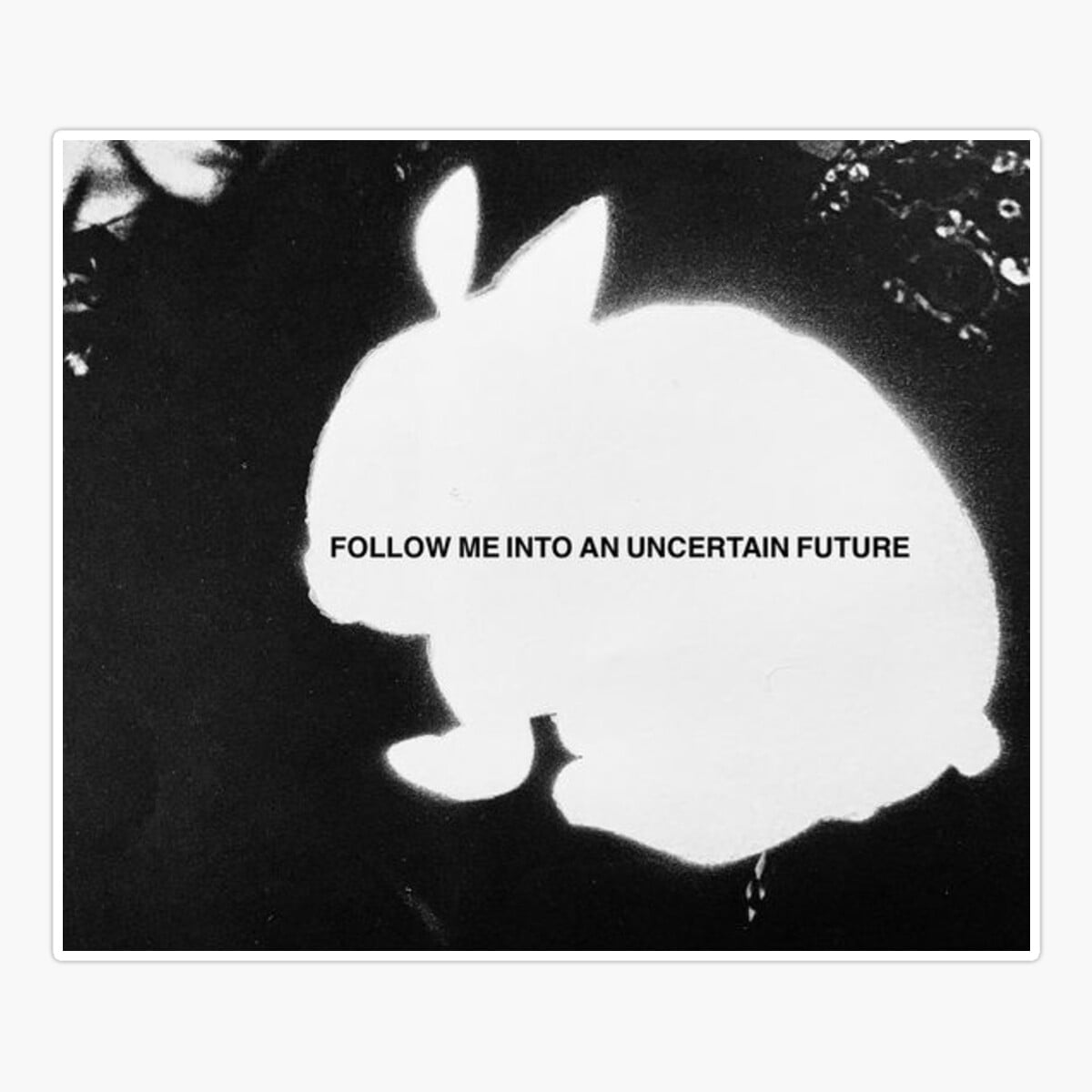 Onim Dreamcore Rabbit Glitch Sticker, Phone Decal Water Bottle Stickers ...