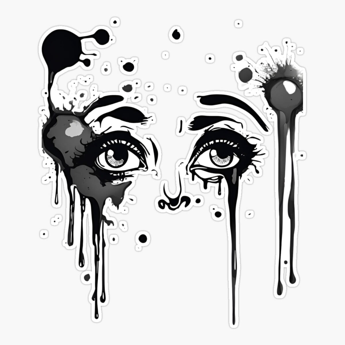 Onim Dripping Soul Sticker, Phone Decal Water Bottle Stickers Car ...