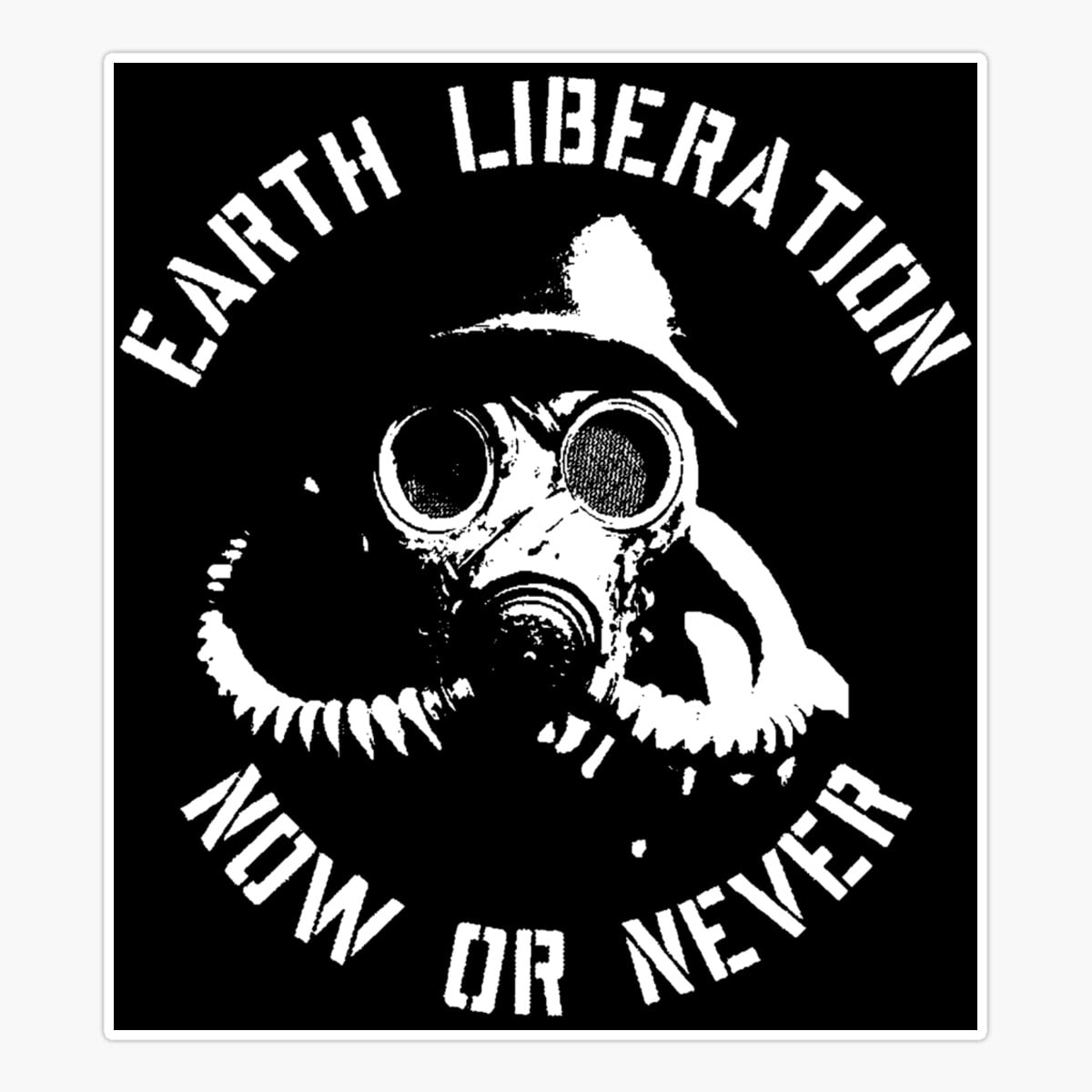 Onim Earth Liberation Sticker, Phone Decal Water Bottle Stickers Car ...