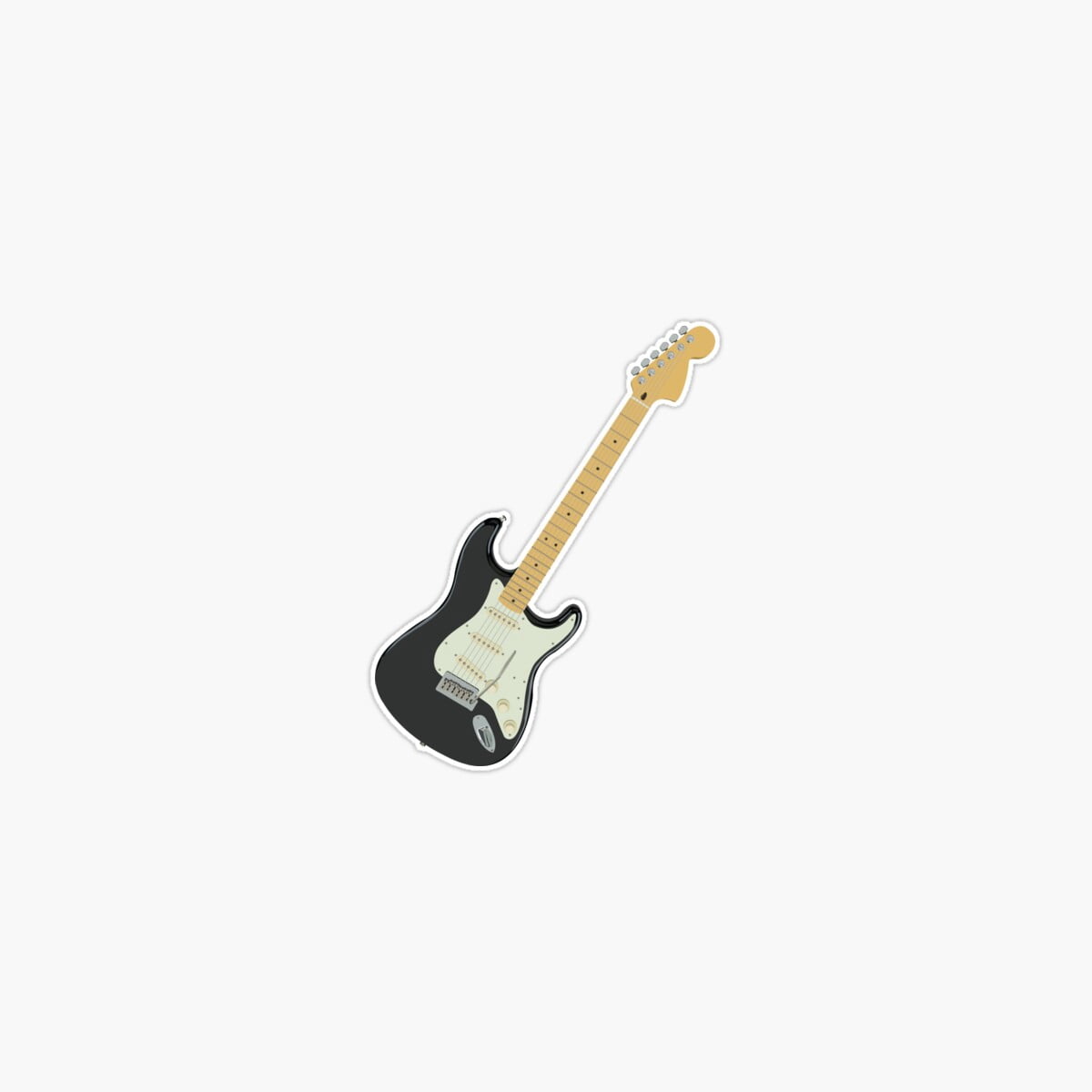 Onim Electric Guitar Sticker, Phone Decal Water Bottle Stickers Car ...