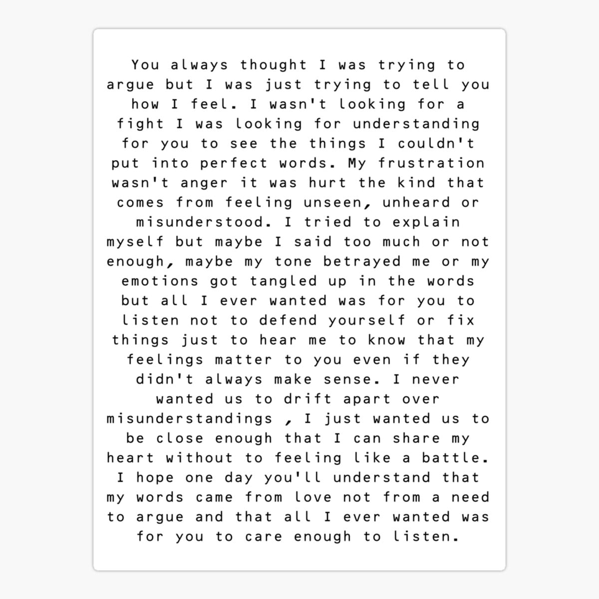 Onim Emotional Expression - Deep Feelings Typography Sticker, Phone ...