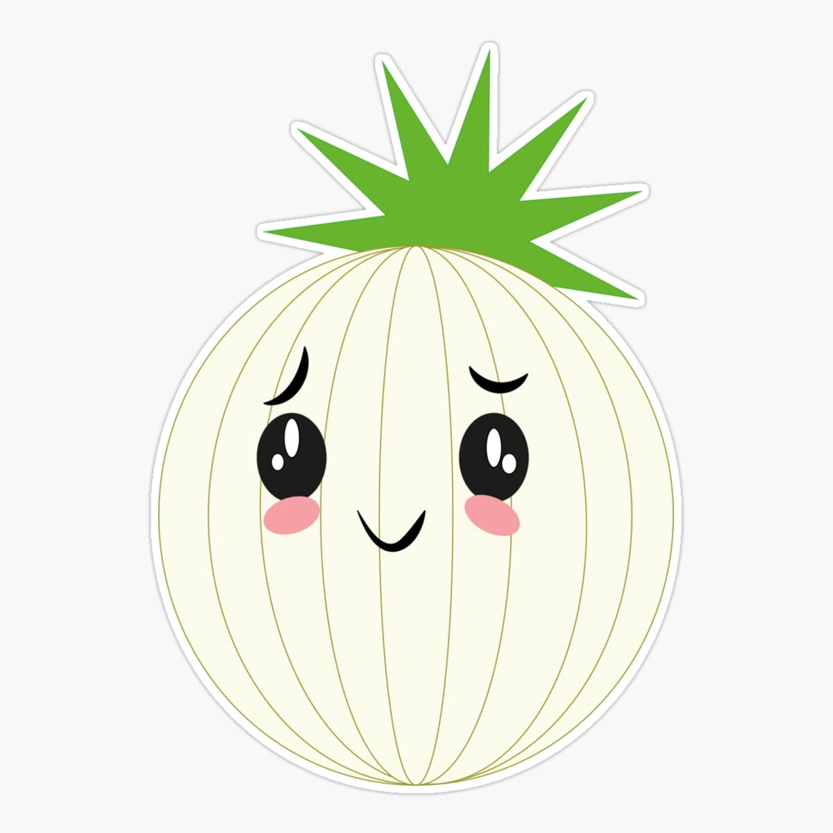 Onim Emotional Onion Sticker, Phone Decal Water Bottle Stickers Car ...