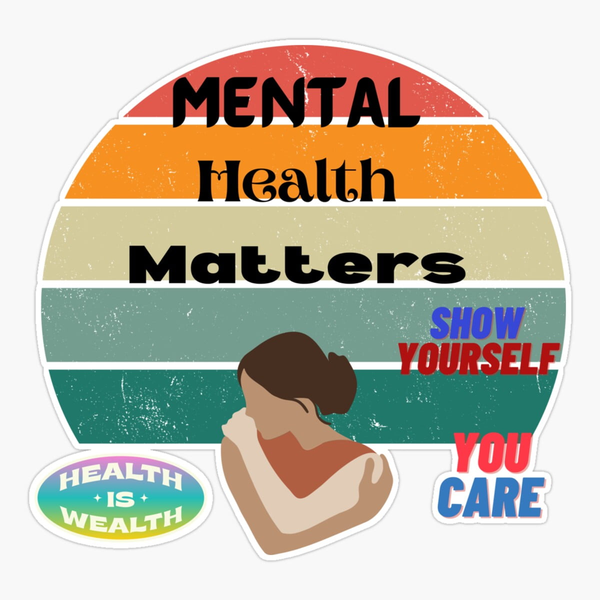 Onim Emotional, Psychological, And Social Well-Being. Sticker, Phone ...