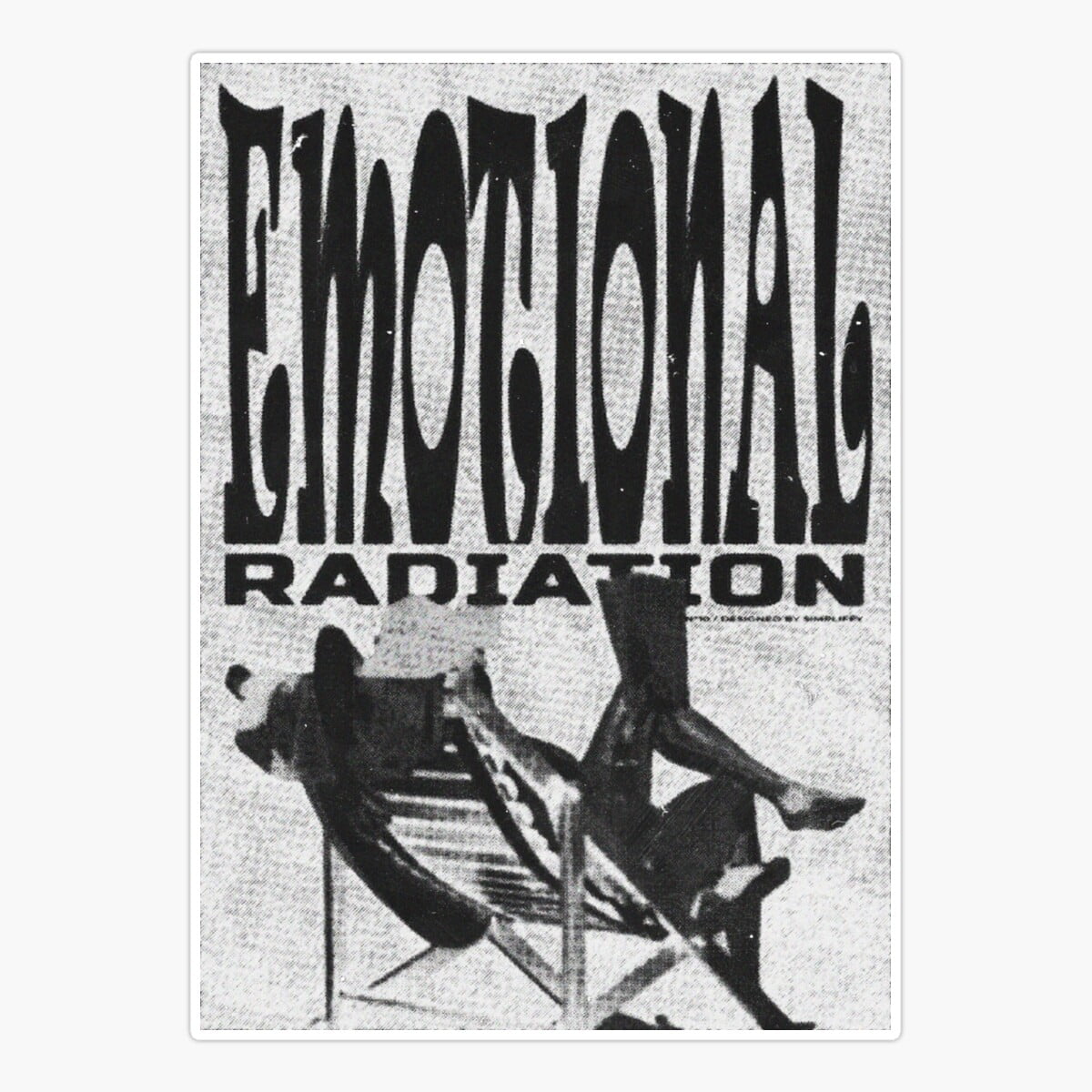 Onim Emotional Radiation Sticker, Phone Decal Water Bottle Stickers Car ...