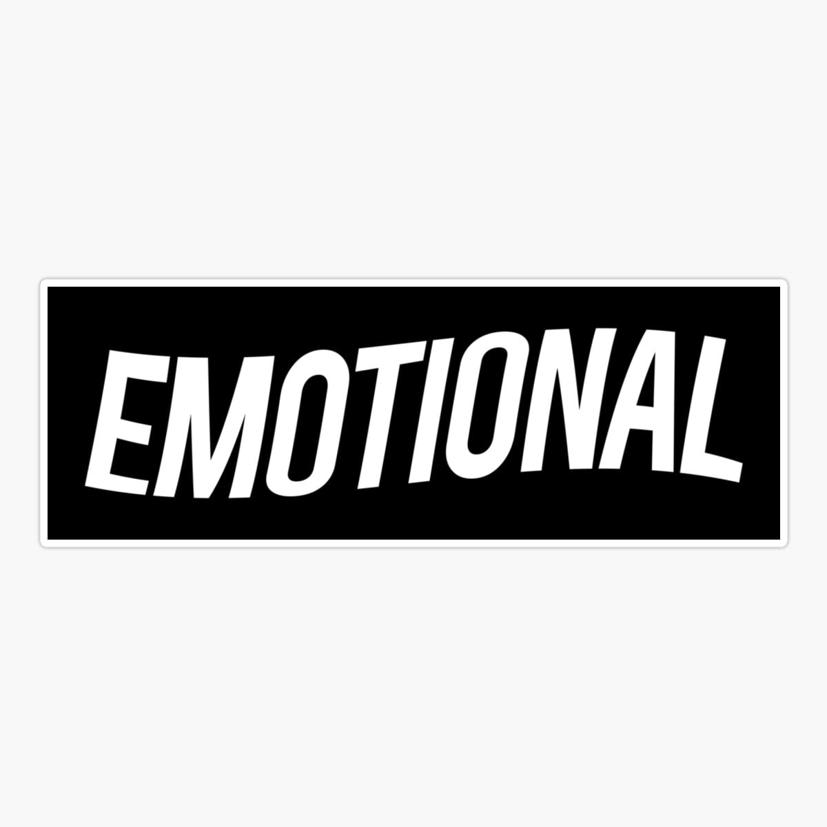 Onim Emotional - Rectangle Shape Sticker / T-Shirt Design Sticker ...