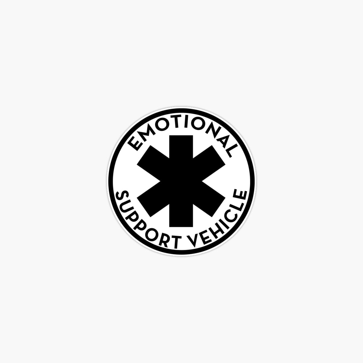 Onim Emotional Support Items Sticker, Phone Decal Water Bottle Stickers ...