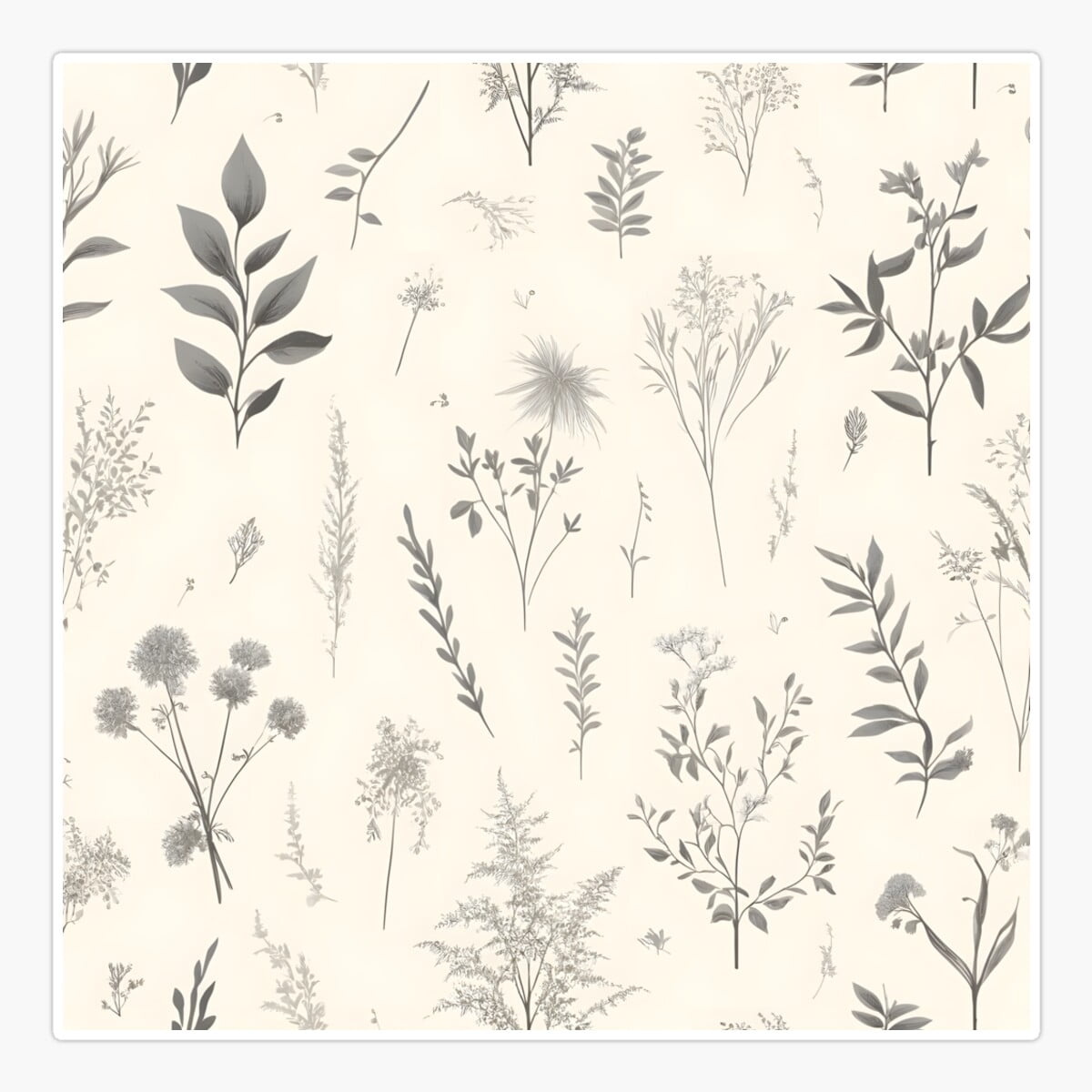 Onim Enchanted Garden: A Cottagecore Collection Sticker, Phone Decal ...