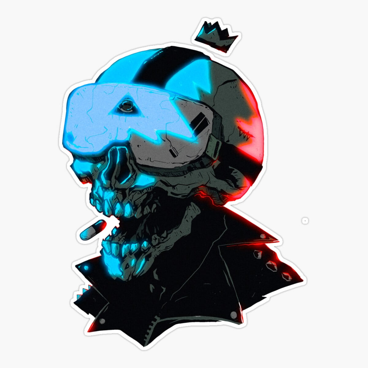 Onim Enemy Of The Cyberspace 2Nd Edition Sticker, Phone Decal Water ...