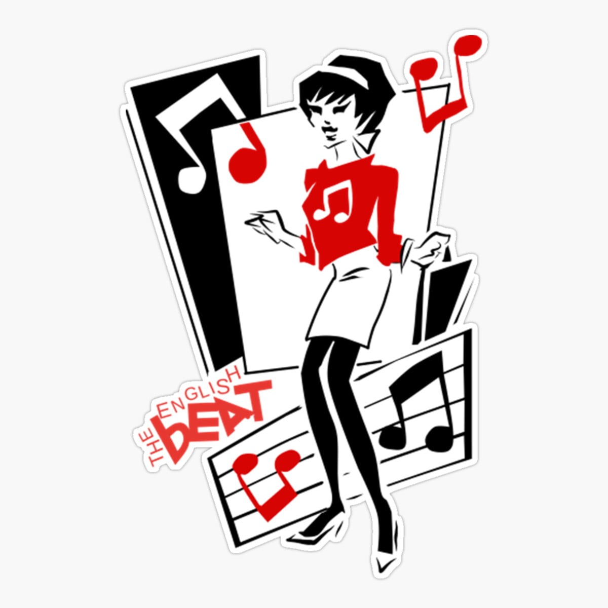 Onim English Beat Sticker, Phone Decal Water Bottle Stickers Car Decals ...