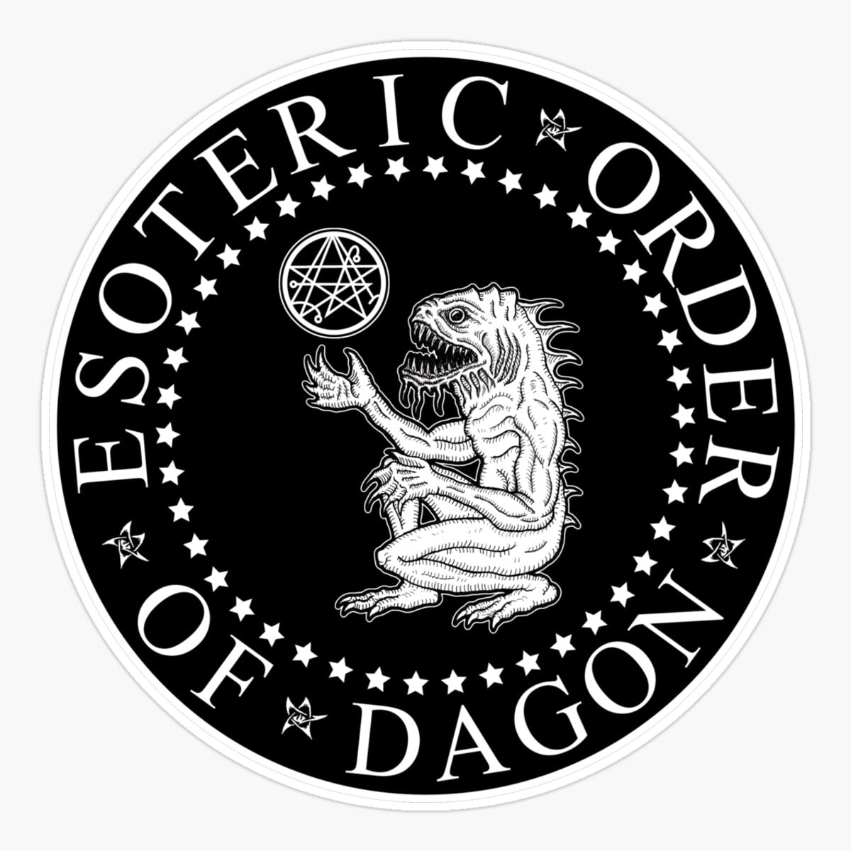 Onim Esoteric Order Of Dagon Sticker, Phone Decal Water Bottle Stickers ...