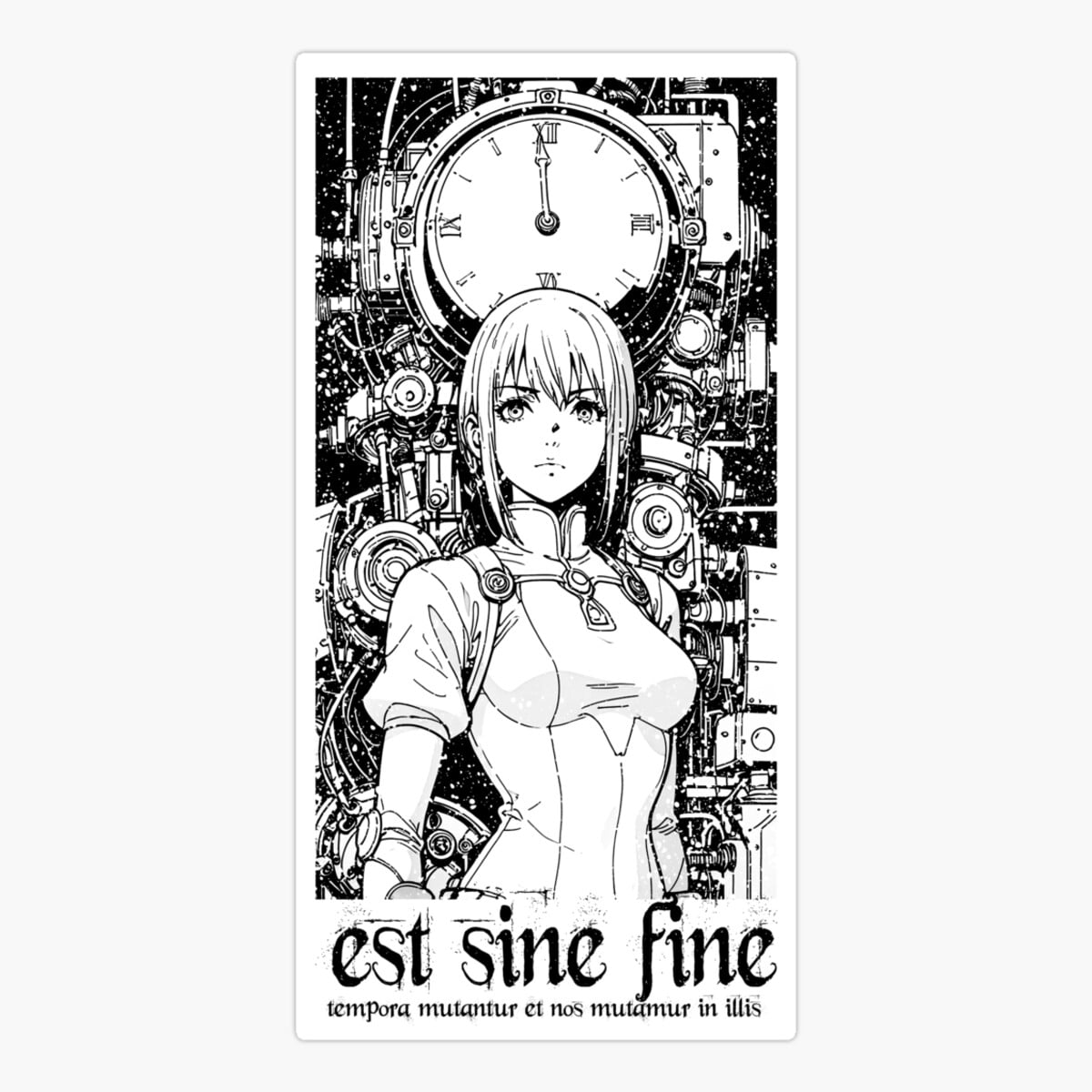 Onim Est Sine Fine Sticker, Phone Decal Water Bottle Stickers Car ...