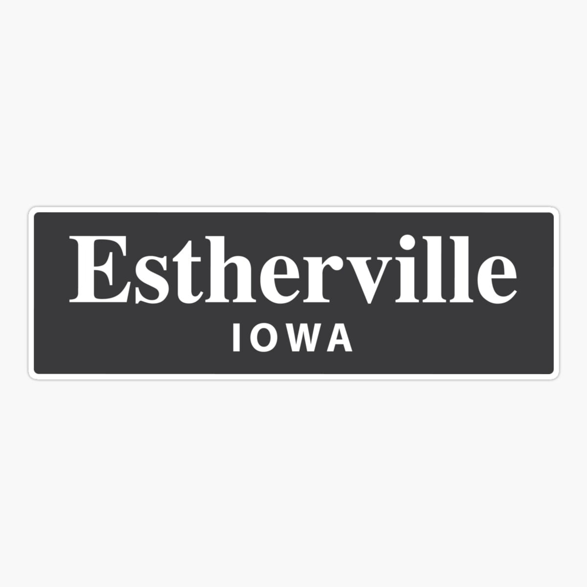 Onim Estherville, Iowa Sticker, Phone Decal Water Bottle Stickers Car ...