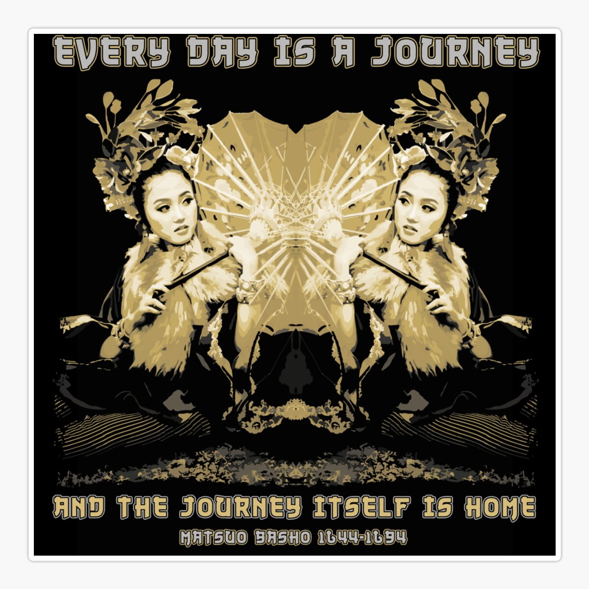 Onim Every Day Is A Journey, Matsuo Basho, Traditional Japanese Proverb, Wisdom Of Japan, Japan ...