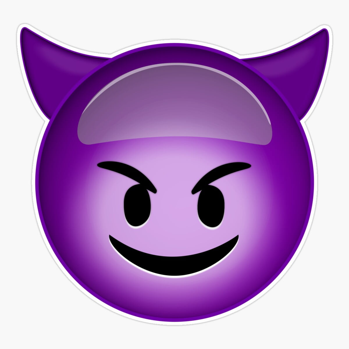 Onim Evil Purple Sticker, Phone Decal Water Bottle Stickers Car Decals ...