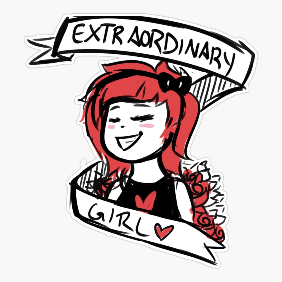 Onim Extraordinary Girl Sticker, Phone Decal Water Bottle Stickers Car ...