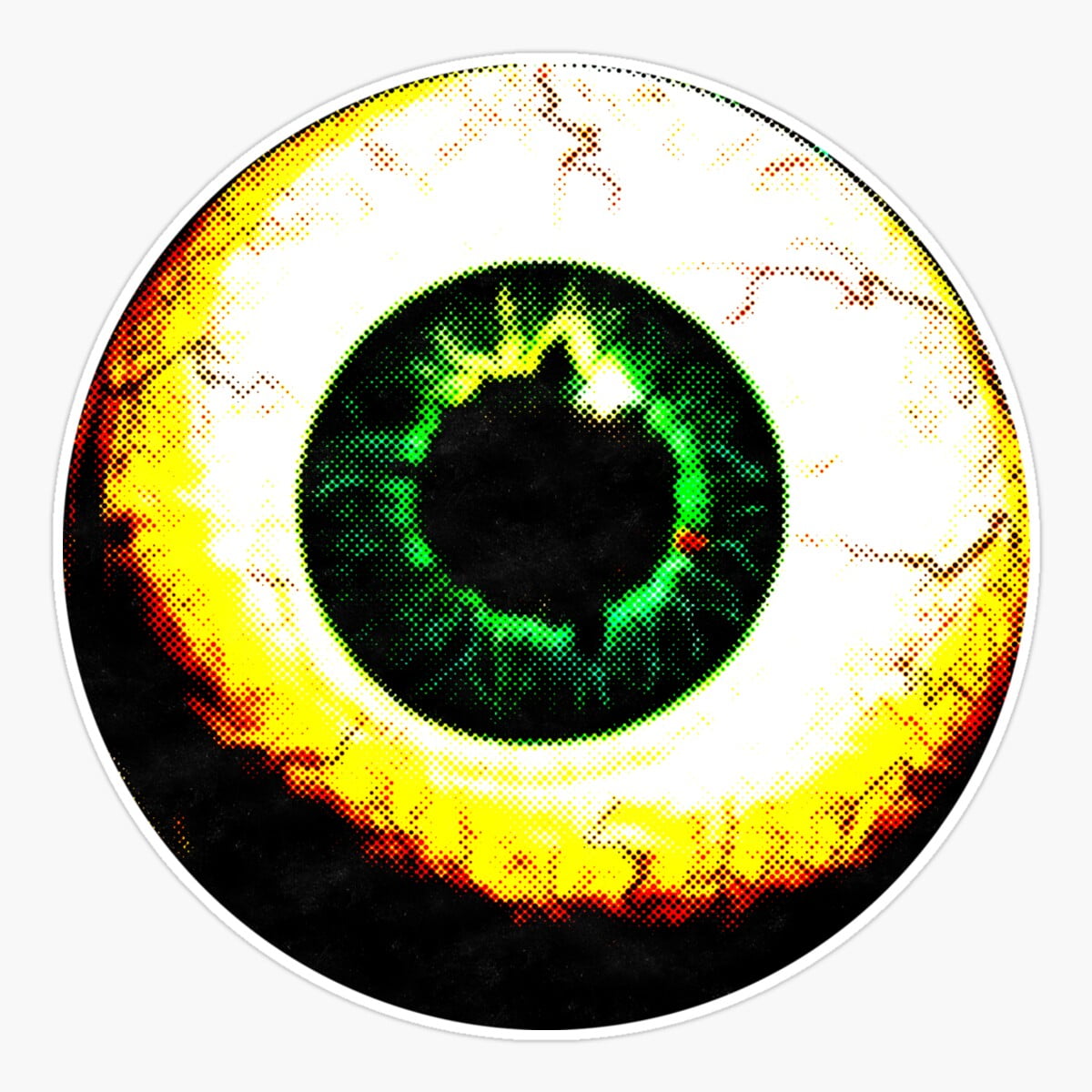 Onim Eyeball Sticker, Phone Decal Water Bottle Stickers Car Decals ...