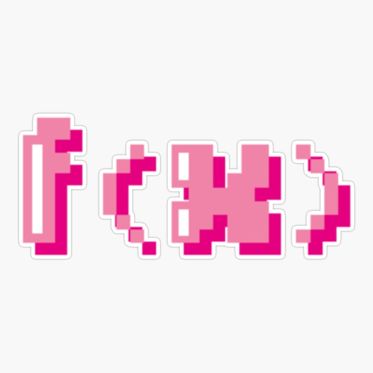 Onim F(X) Pink Tape Sticker, Phone Decal Water Bottle Stickers Car ...