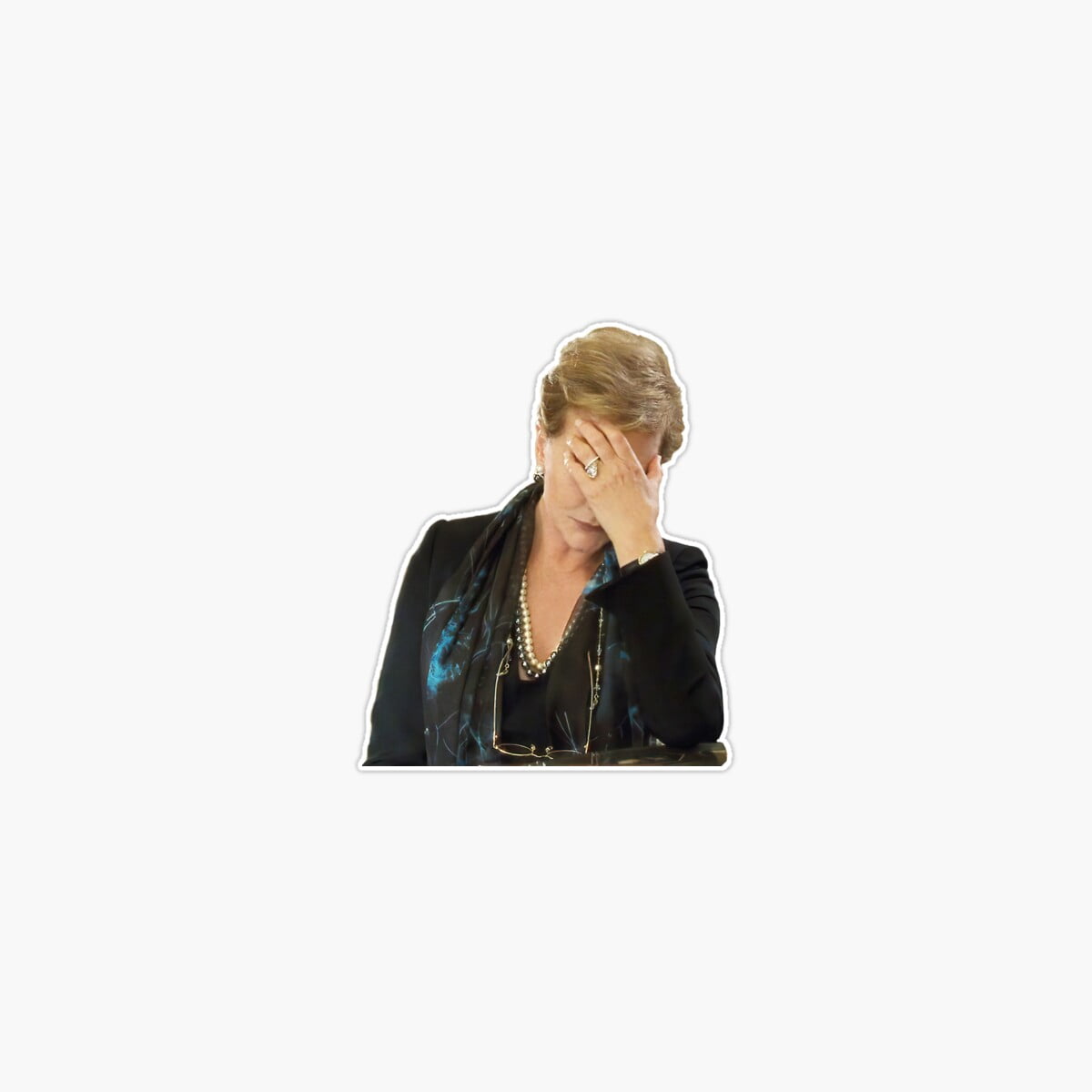 Onim Facepalm Sticker - Walmart.com