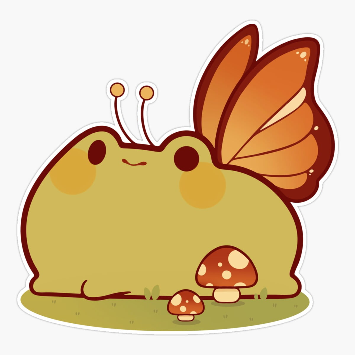 Onim Fairy Frog Sticker, Phone Decal Water Bottle Stickers Car Decals ...