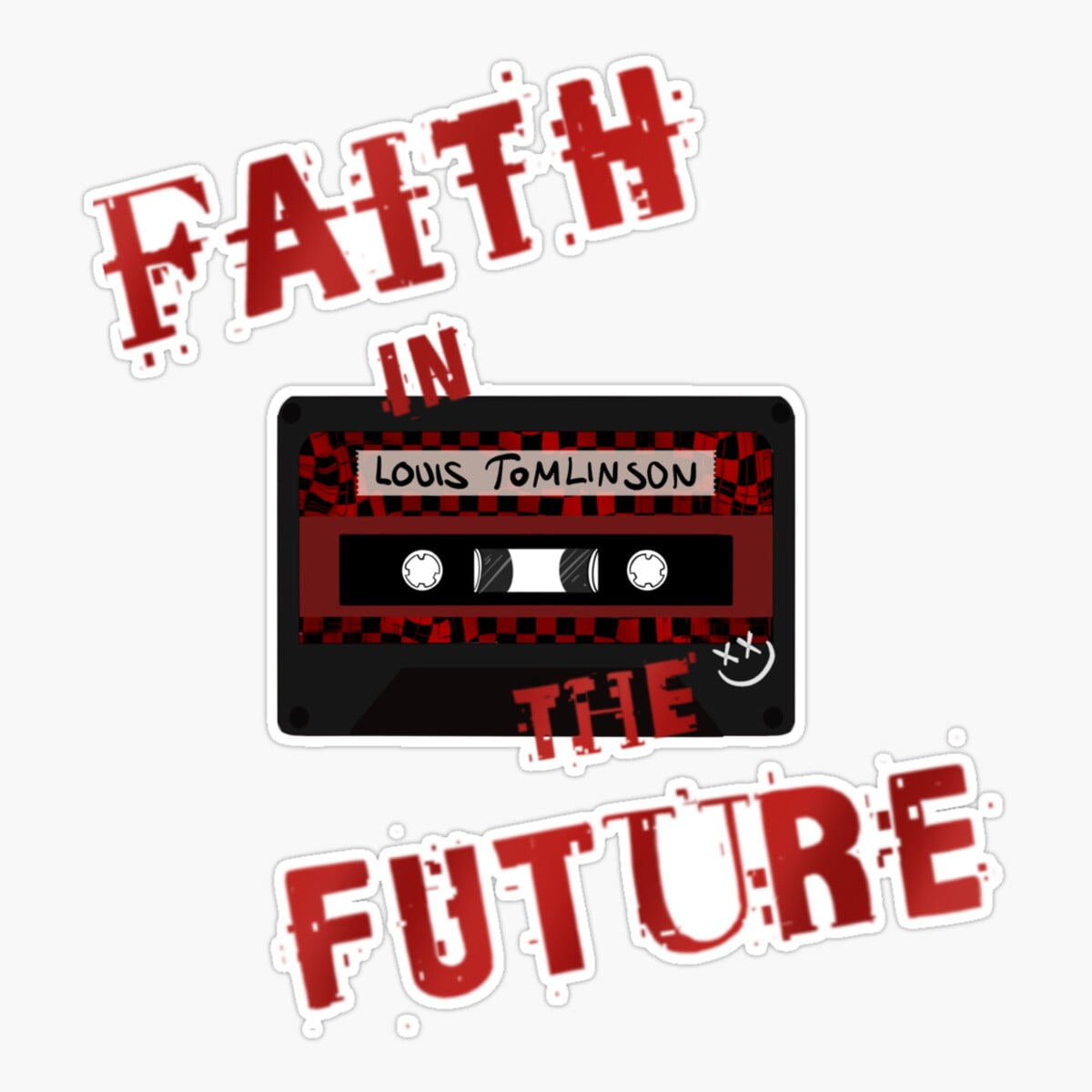 Onim Faith In The Future Cassette Sticker, Phone Decal Water Bottle ...