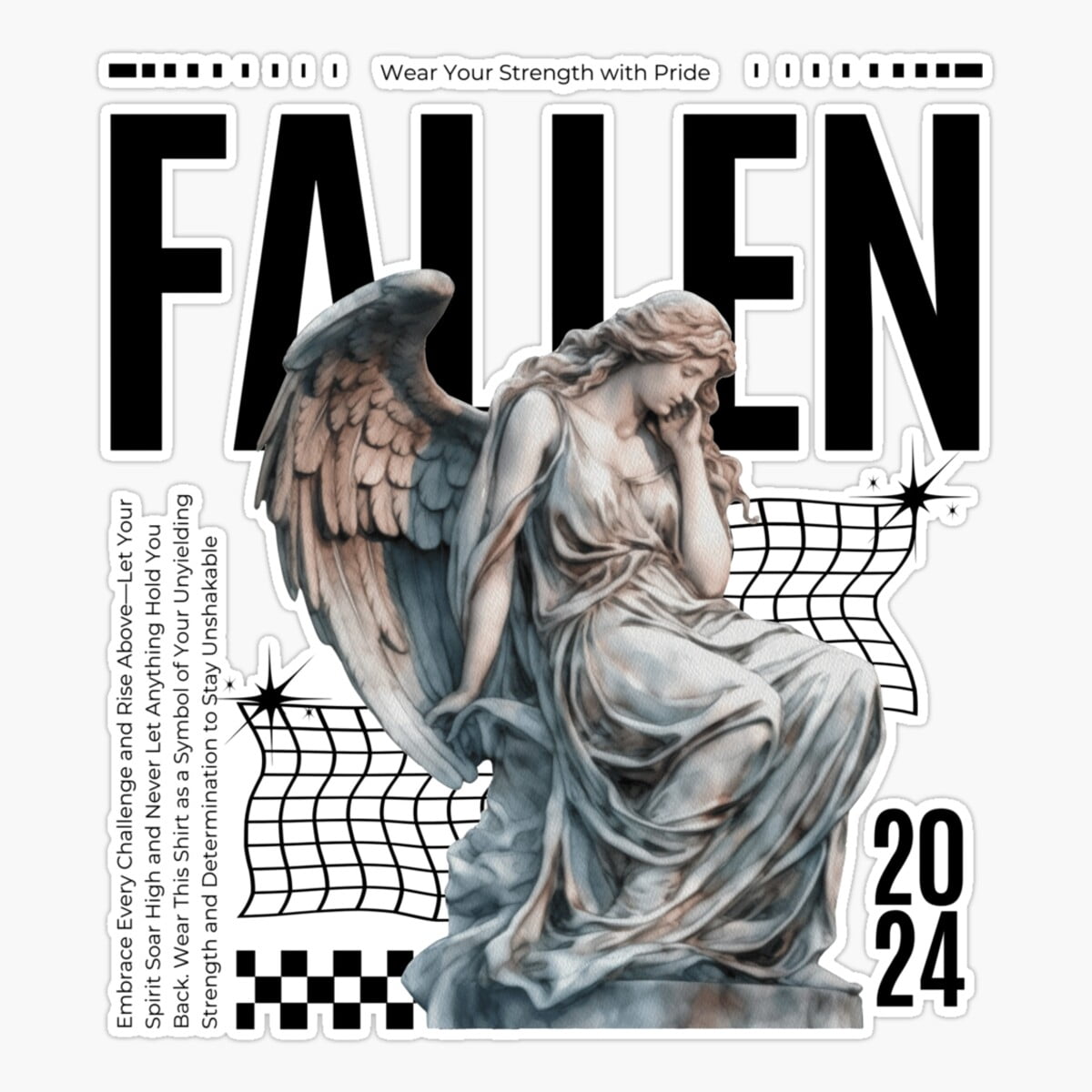 Onim Fallen – Wear Your Strength With Pride (2024 Design) Sticker ...