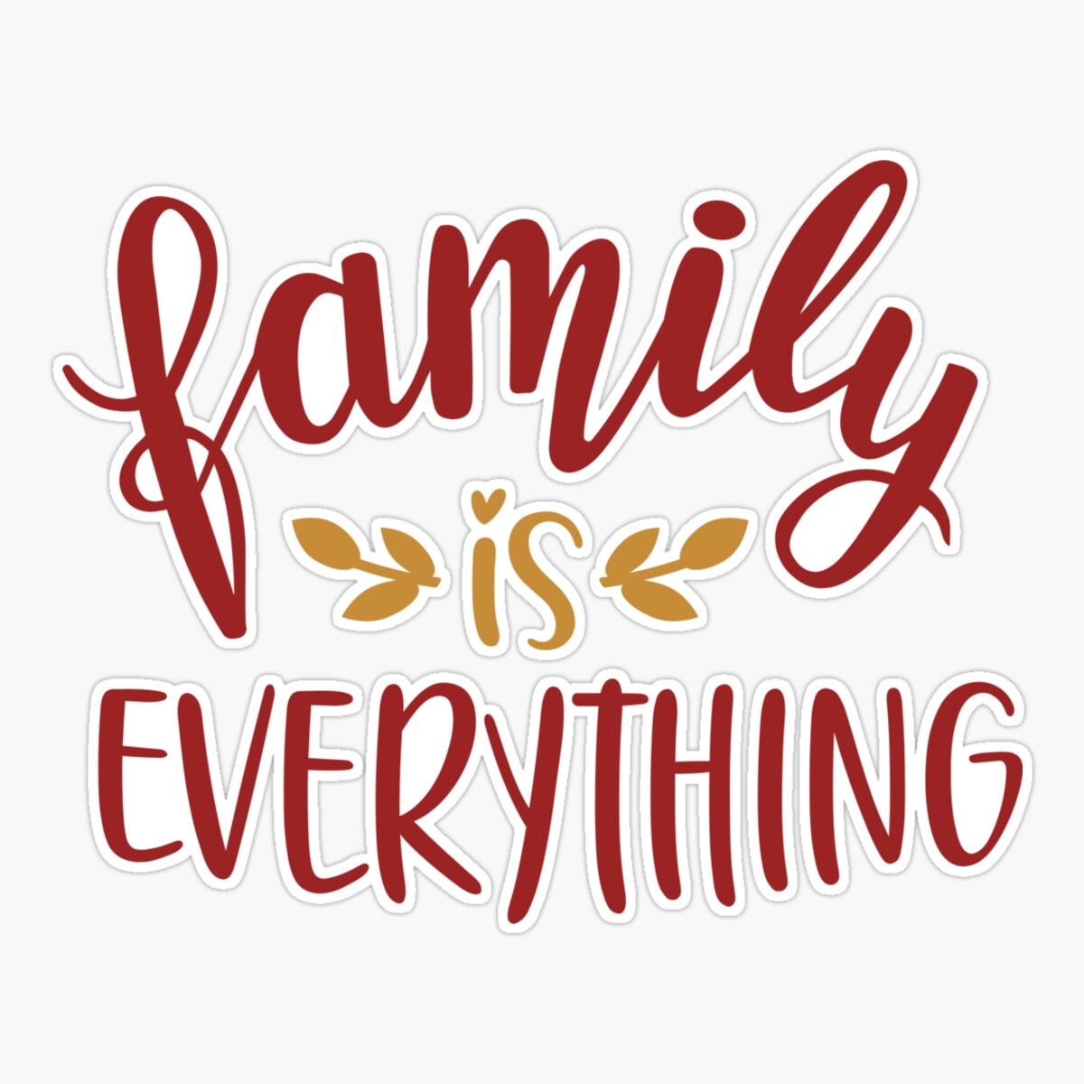Onim Family Harmony: Where Love Reigns Supreme Sticker, Phone Decal ...