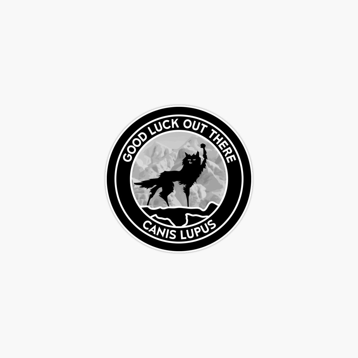 Onim Fantastic Mr Fox - Wolf - Canis Lupus - Fill Sticker, Phone Decal ...