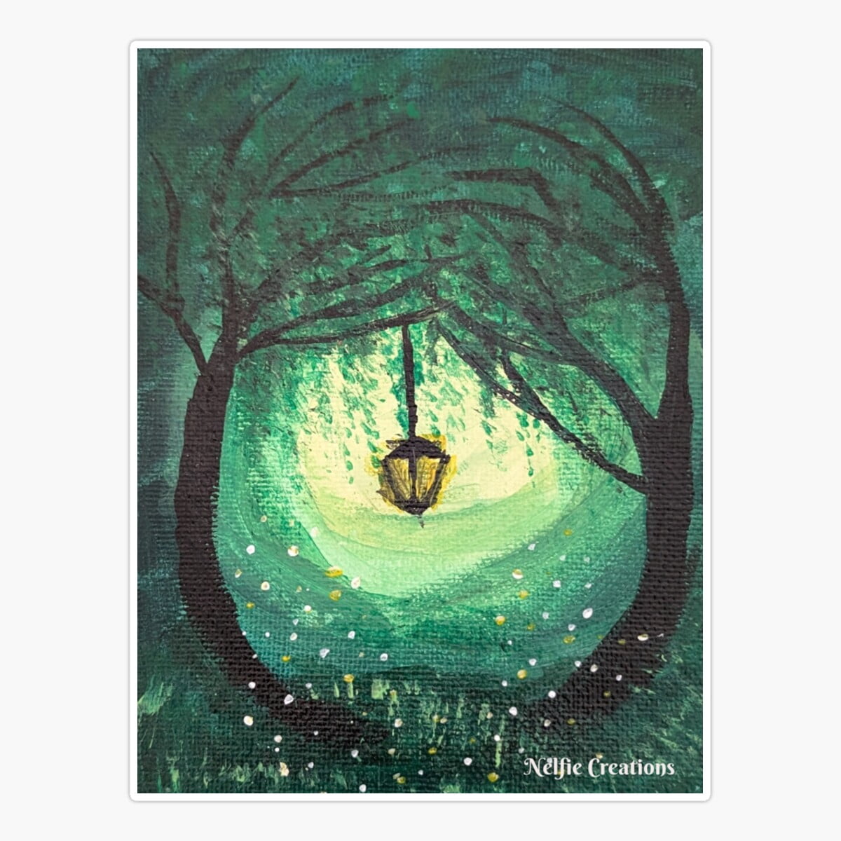 Onim Fantasy Forest Sticker, Phone Decal Water Bottle Stickers Car ...