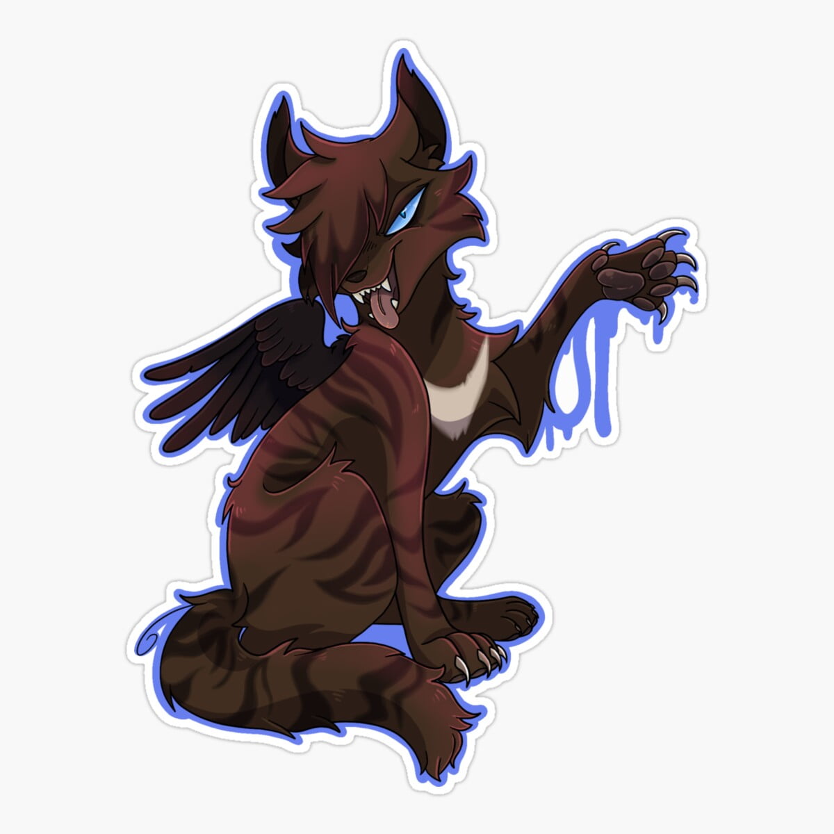 Onim “Feel Like A Monster” Sticker, Phone Decal Water Bottle Stickers ...