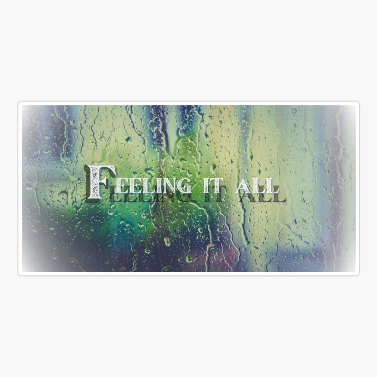 Onim Feeling It All - No Name - Banner Sticker, Phone Decal Water ...