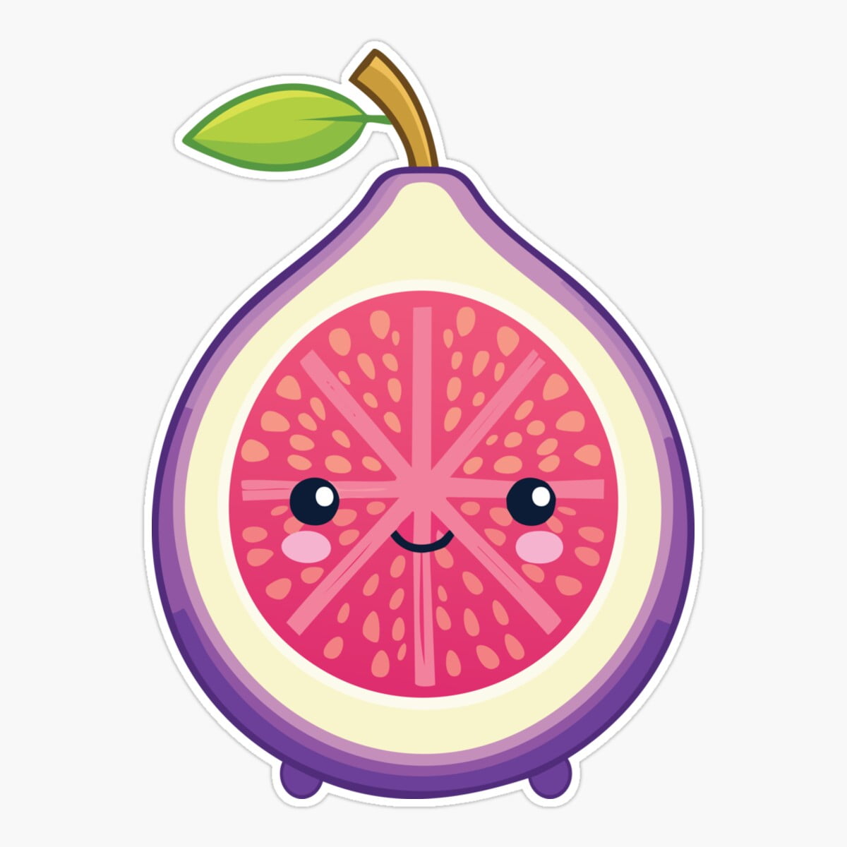 Onim Fig Kawaii Sticker, Phone Decal Water Bottle Stickers Car Decals ...