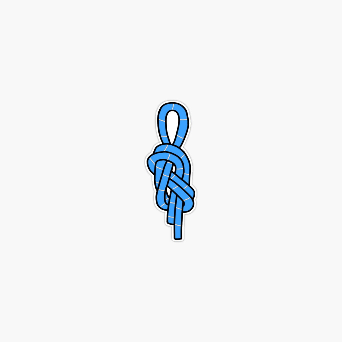 Onim Figure 8 Knot - Climbing Knot Sticker, Phone Decal Water Bottle ...