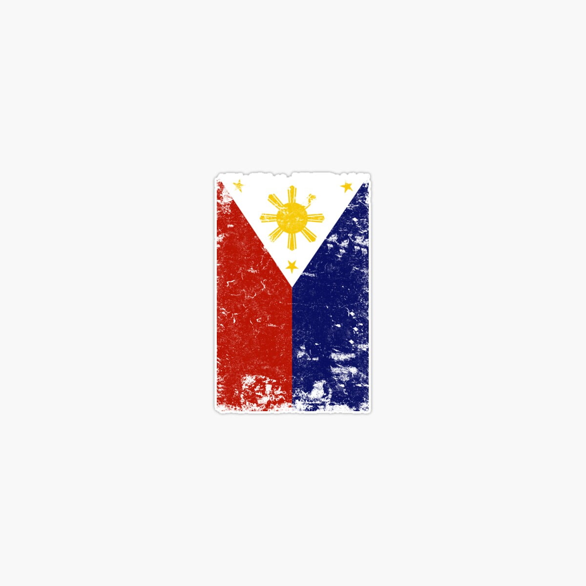 Onim Filipino Vintage Distressed Philippines Flag Sticker, Phone Decal ...
