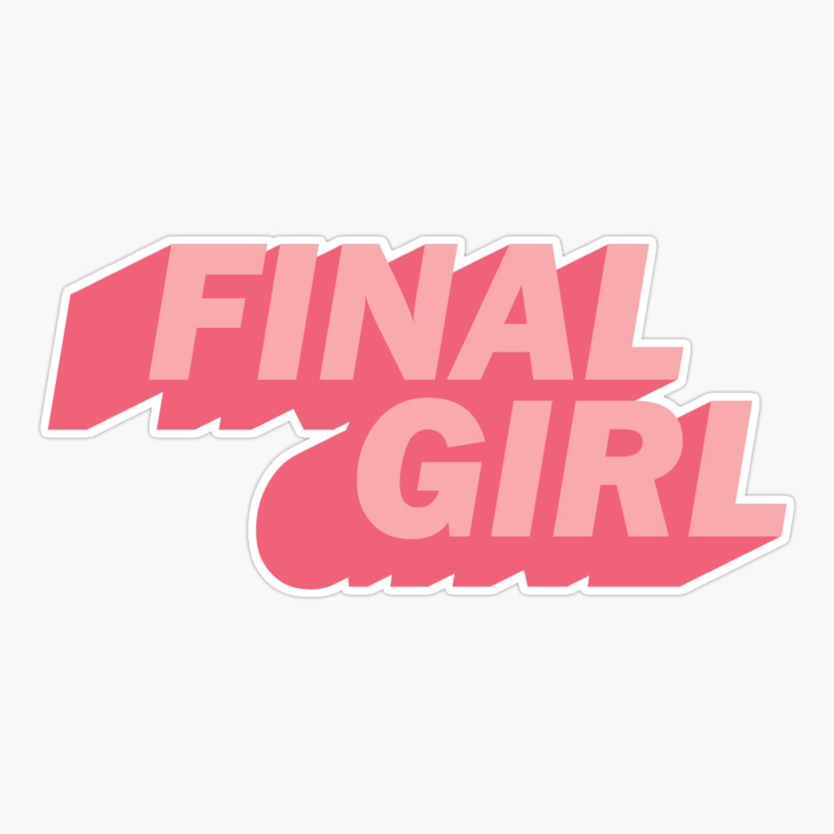 Onim Final Girl Sticker, Phone Decal Water Bottle Stickers Car Decals ...