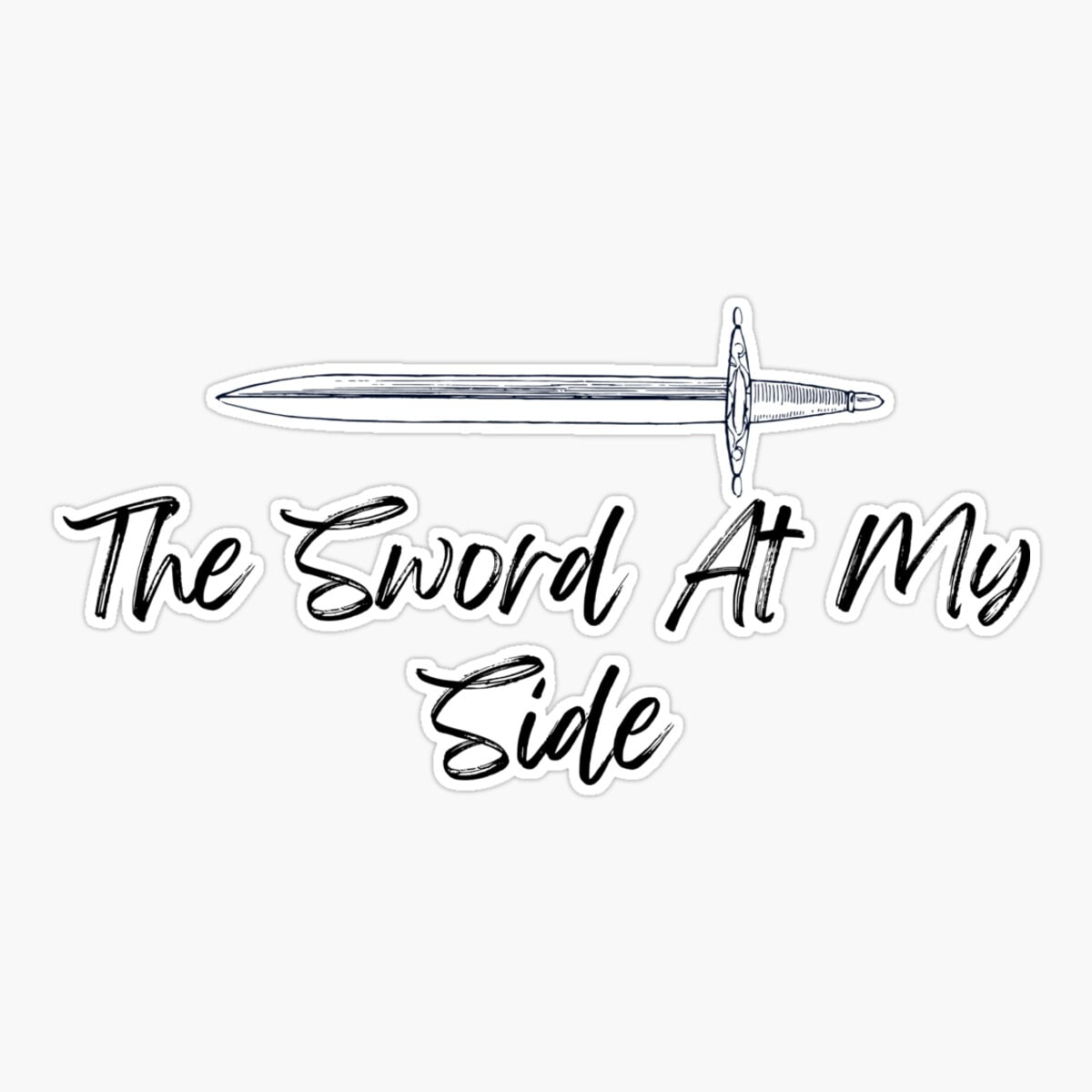 Onim Fire Emblem The Sword At My Side Anime Game Quote Sticker, Phone ...