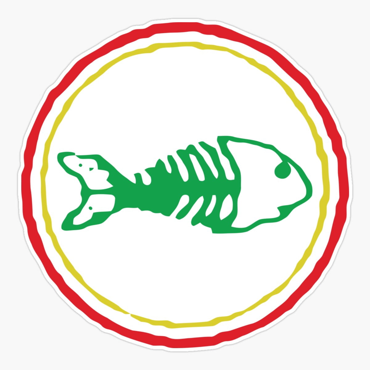 Onim Fishbone Ska Punk Sticker, Phone Decal Water Bottle Stickers Car ...