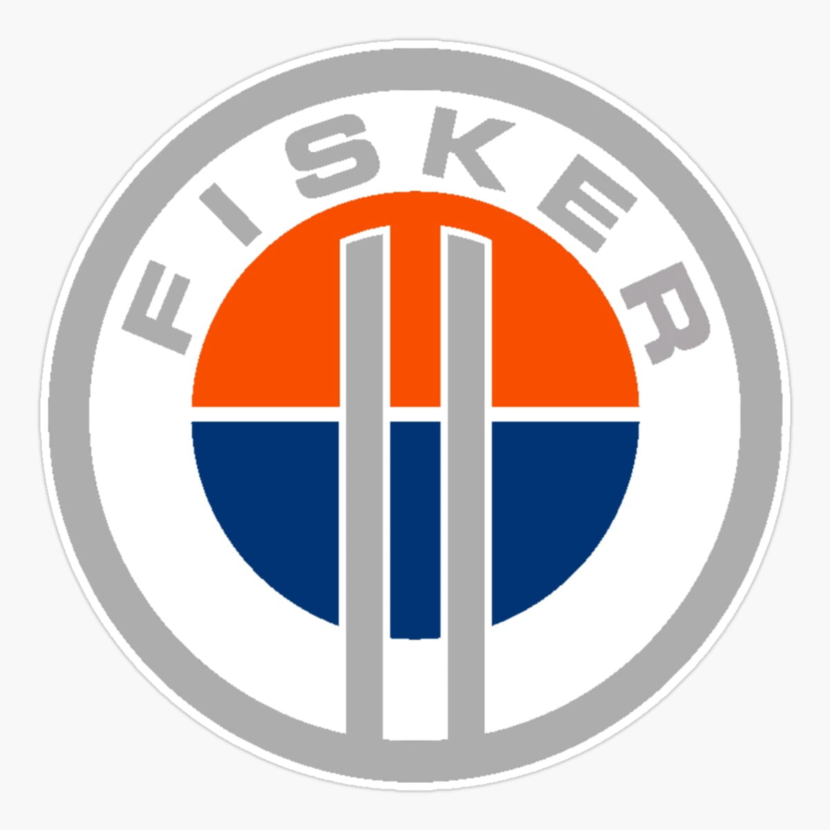 Onim Fisker Ocean Logo Beach Sticker, Phone Decal Water Bottle Stickers ...