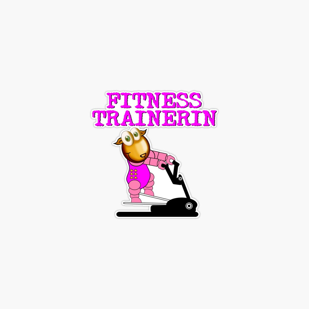 Onim Fitness Trainer Sticker, Phone Decal Water Bottle Stickers Car ...