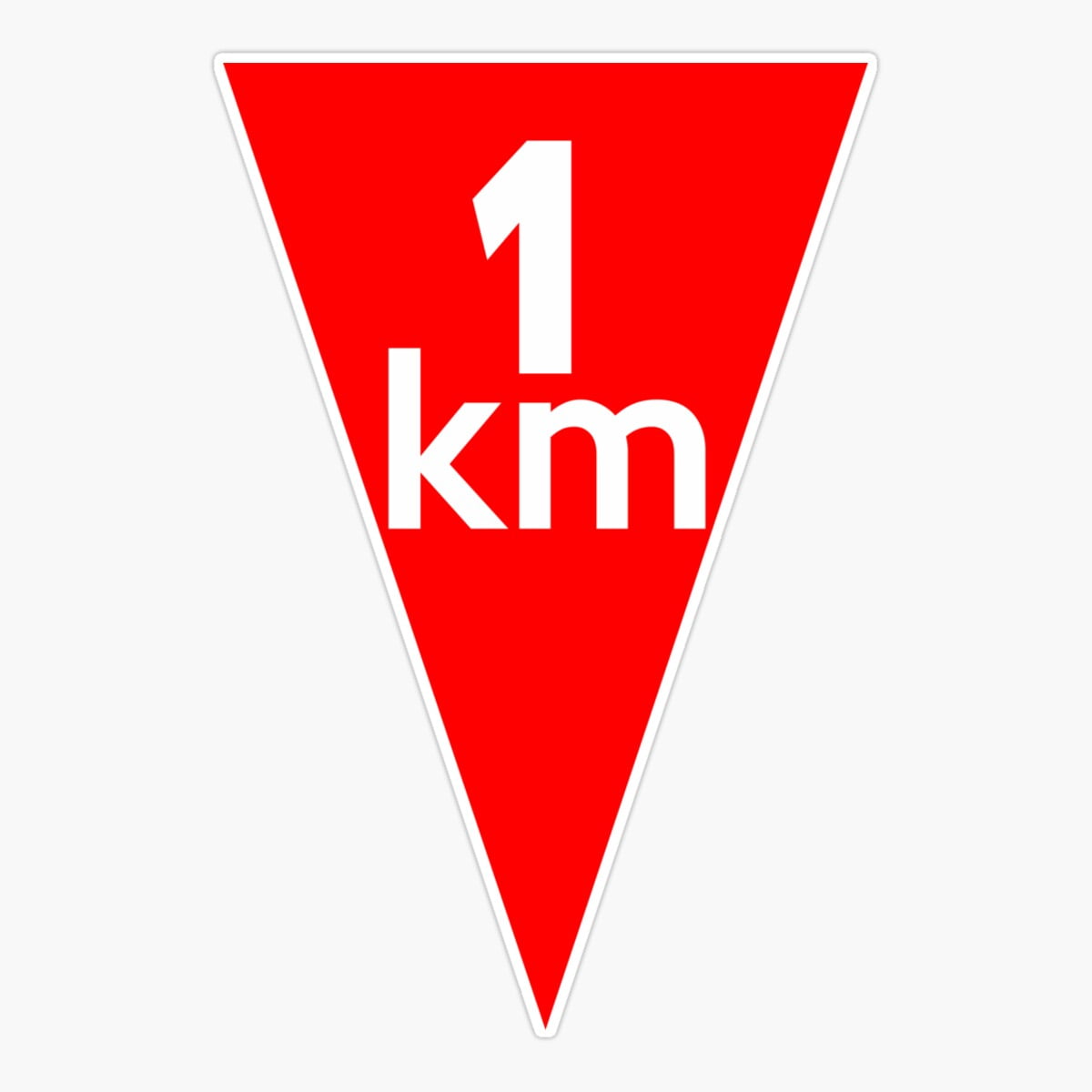 Onim Flamme Rouge Sticker, Phone Decal Water Bottle Stickers Car Decals ...