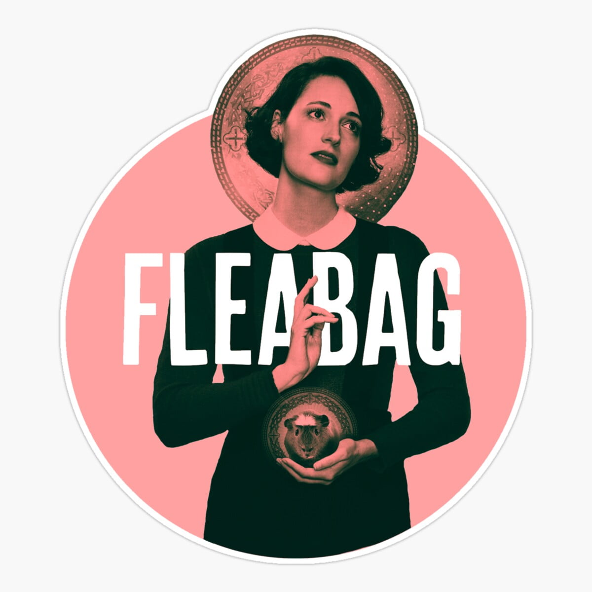 Onim Fleabag Sticker, Phone Decal Water Bottle Stickers Car Decals ...
