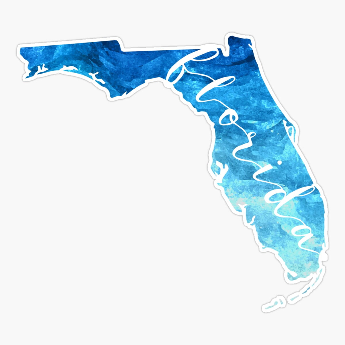 Onim Florida Sticker, Phone Decal Water Bottle Stickers Car Decals ...