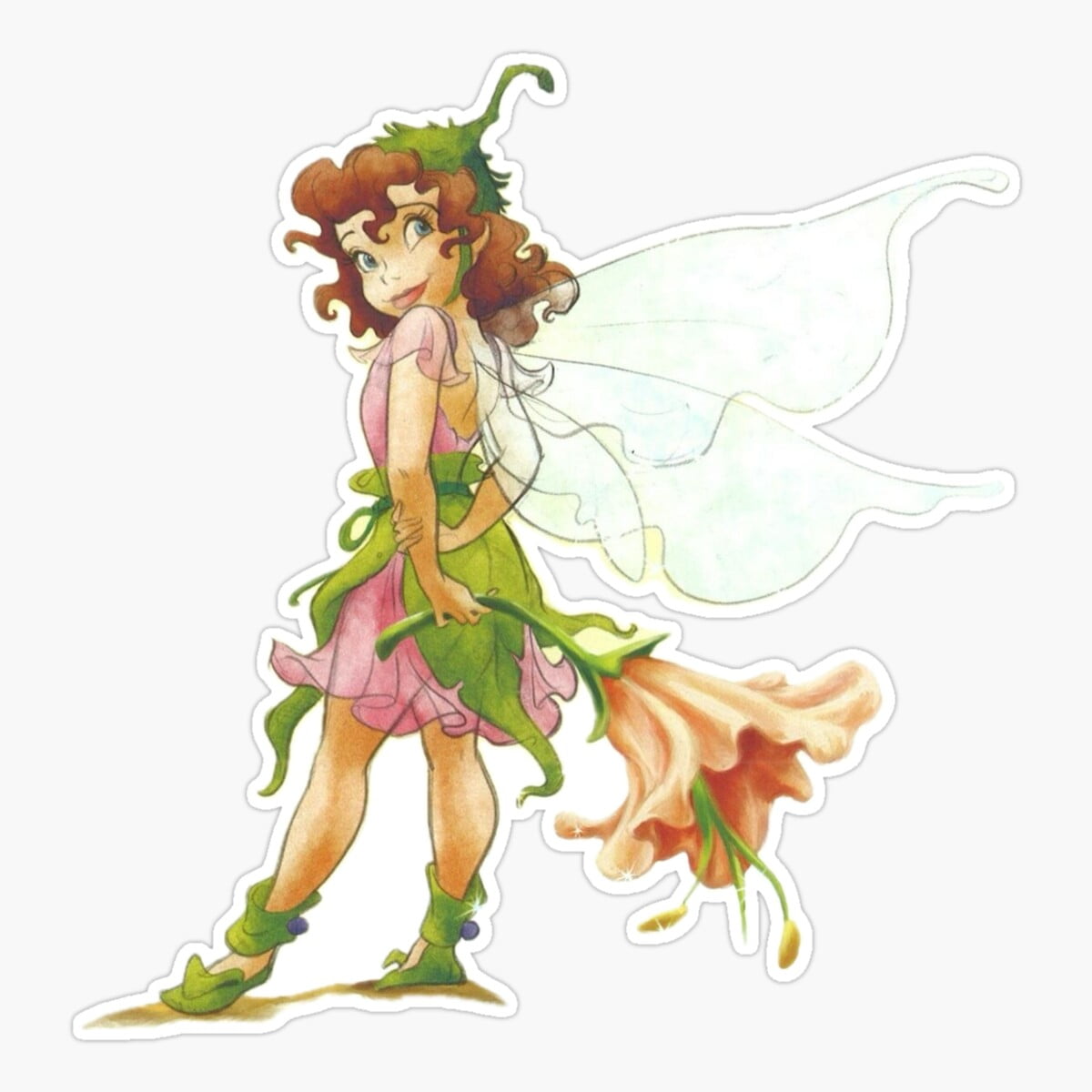 Onim Flower Fairy : Pixie Hollow Sticker, Phone Decal Water Bottle ...
