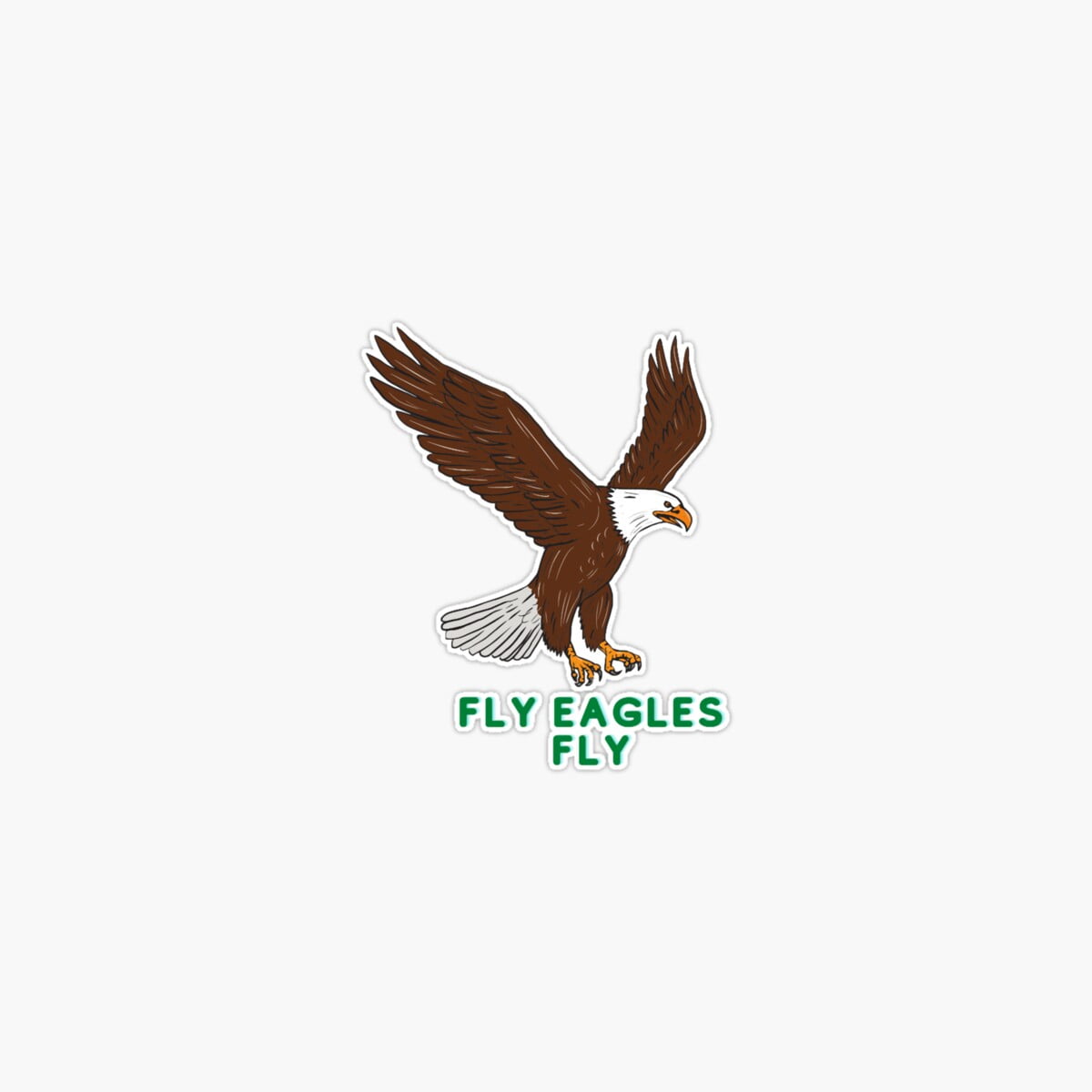 Onim Fly Eagles Fly (1) Sticker, Phone Decal Water Bottle Stickers Car ...
