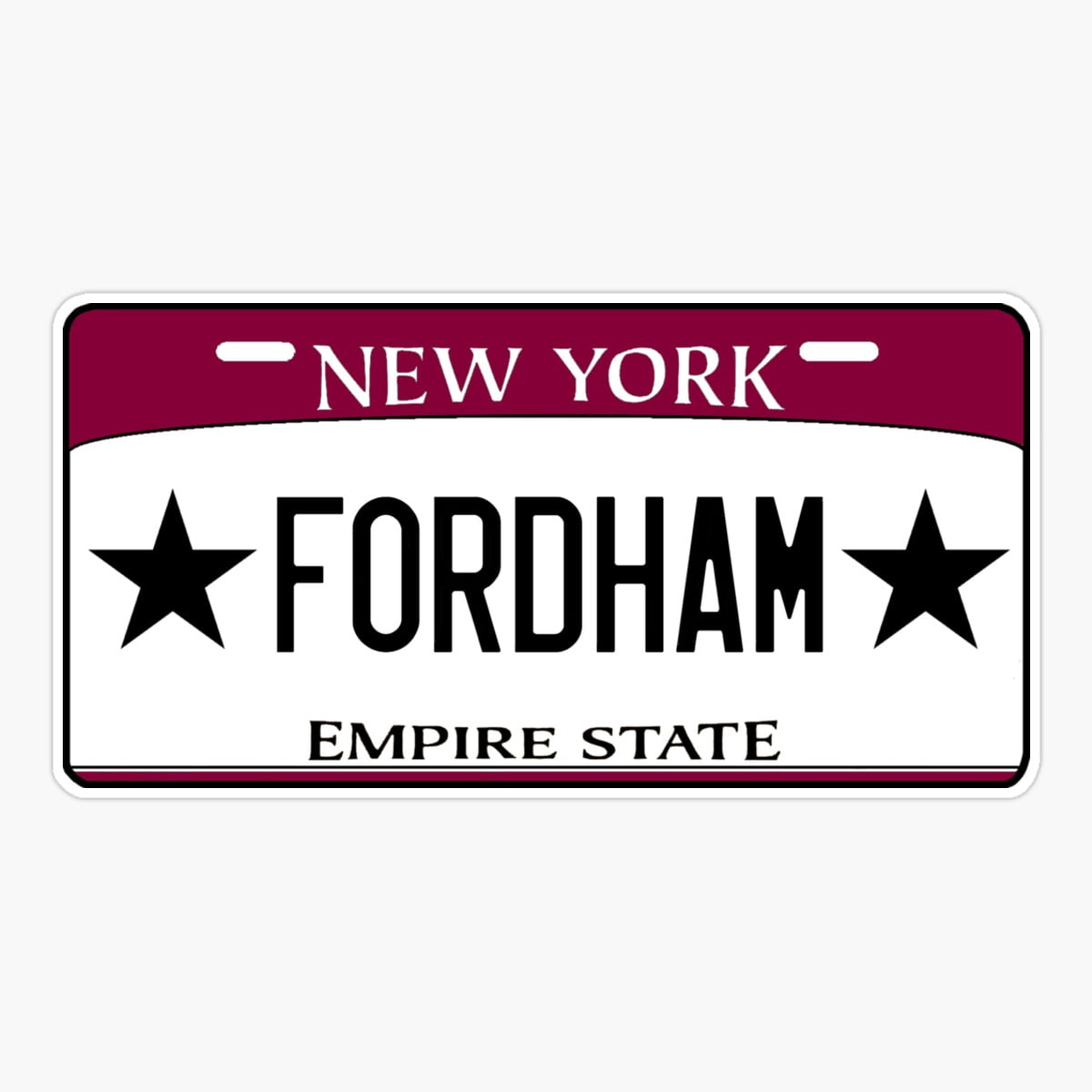 Onim Fordham Sticker, Phone Decal Water Bottle Stickers Car Decals ...