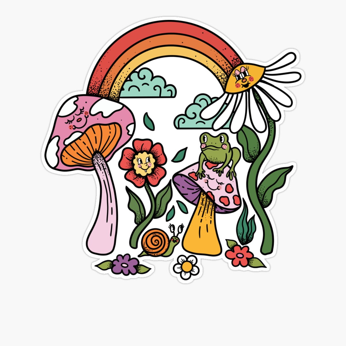 Onim Forest Friends! Sticker, Phone Decal Water Bottle Stickers Car ...